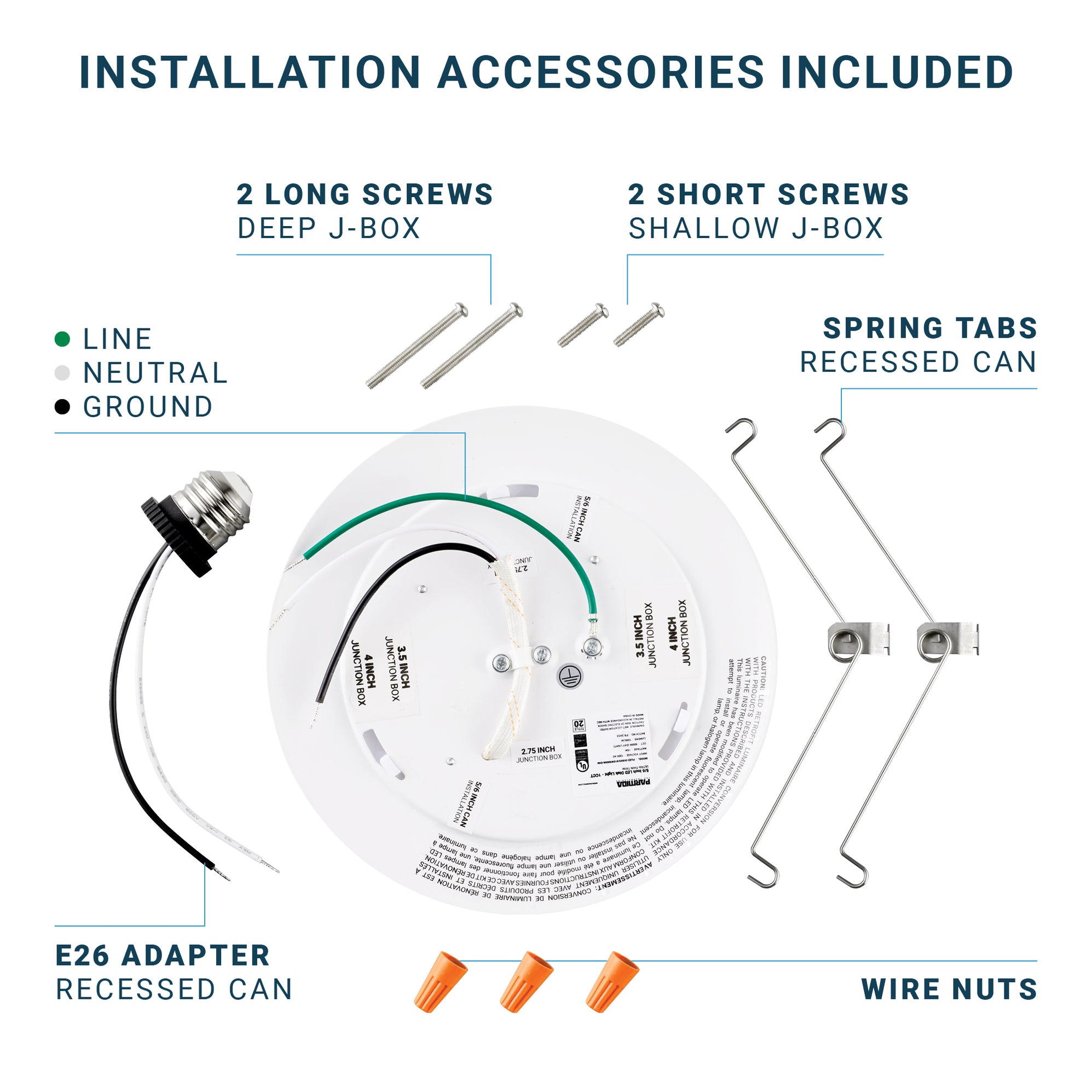 5/6" Disk Light | Flush Mount Ceiling Recessed Lighting | Parmida LED ...
