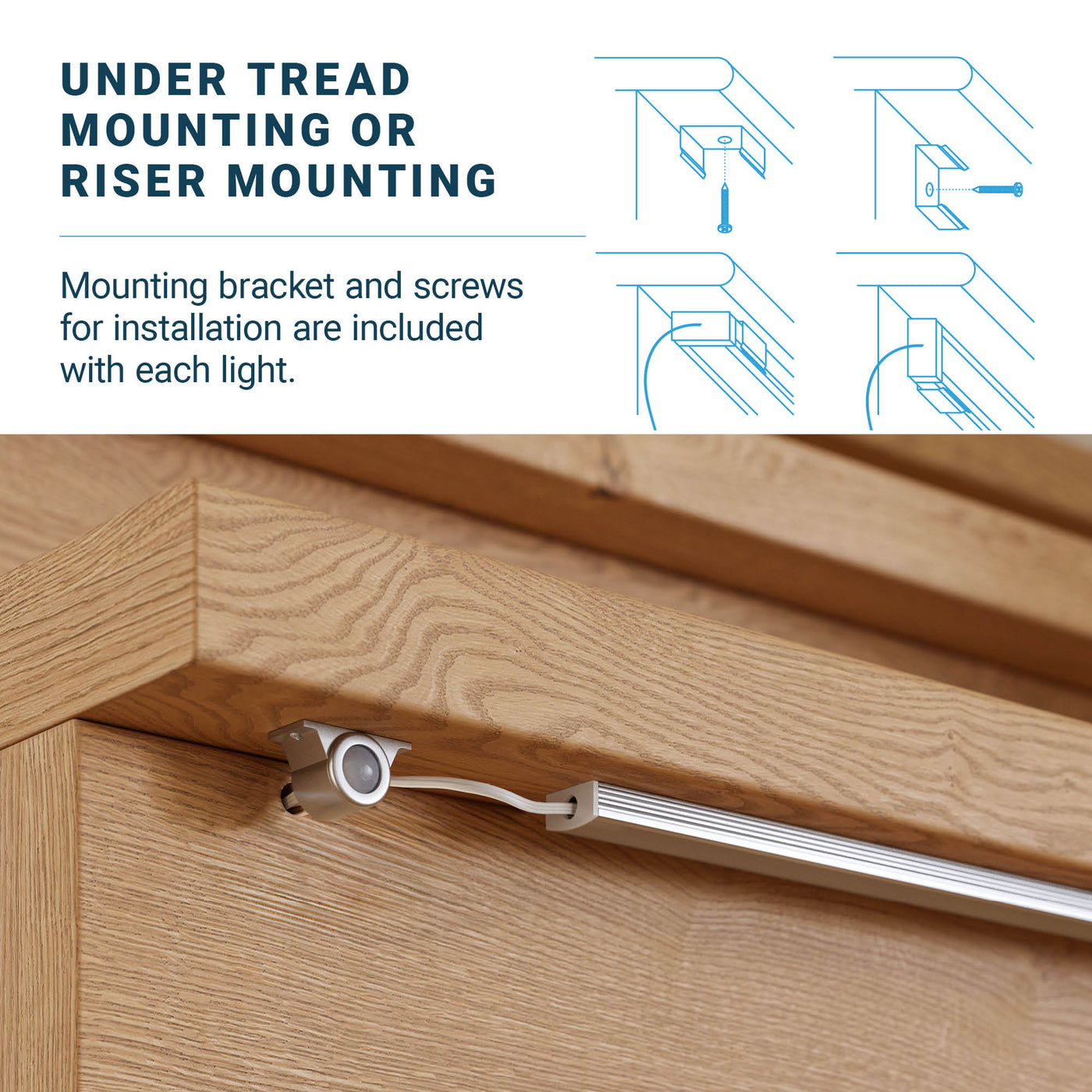 Indoor Stair Lighting Kit with Motion Sensor - RGB/5CCT — Parmida LED ...